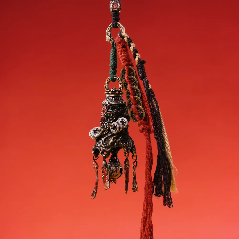 Stormroot Dao Bell V14 Daoist Guardian Five‑Thunder Protection Bell ...